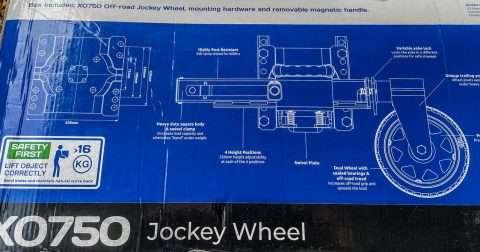 Ark XO 750 Jockey Wheel Fitted To Jayco All Terrain Caravan