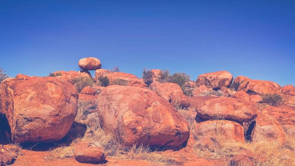 Karlu Karlu Devils Marbles Driving To Tennant Creek