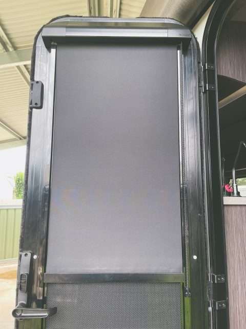 Caravan Door Blind To Replace Curtain - Easy Installation