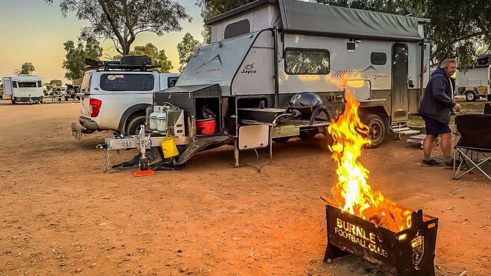 Camping At The National Road Transport Hall Of Fame Museum